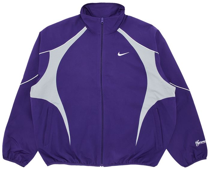 Buy Supreme x Nike Track Jacket 'Purple' - SS25J2 PURPLE | GOAT