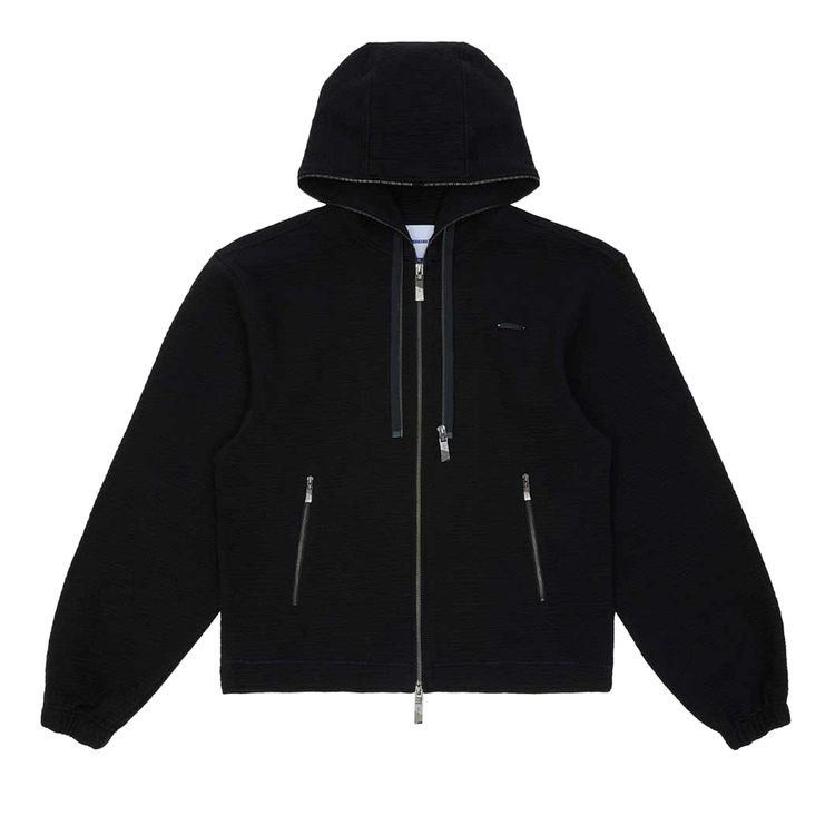Buy Ader Error Semi-Oversized Fit Zip Hoodie 'Black' - BO01SSHD0402BK ...