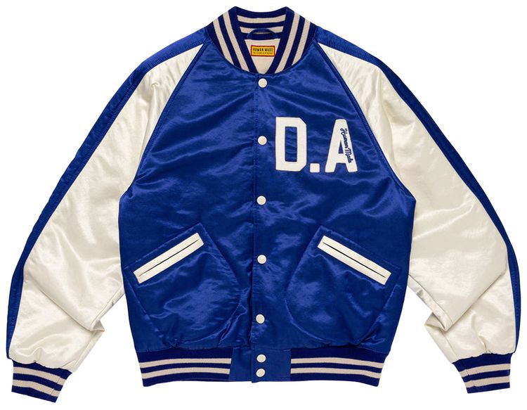 Buy Human Made Satin Stadium Jacket 'Navy' - HM29JK020 NAVY | GOAT