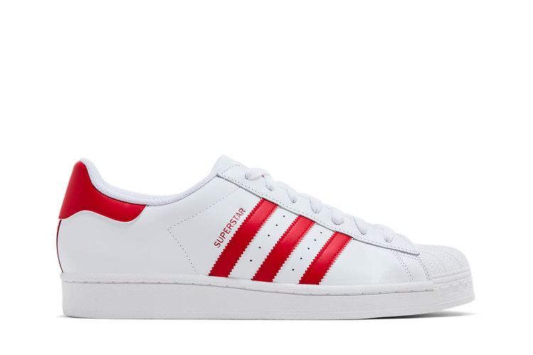 Buy Adidas Superstar 'Footwear White Scarlet' - IG9367 | GOAT