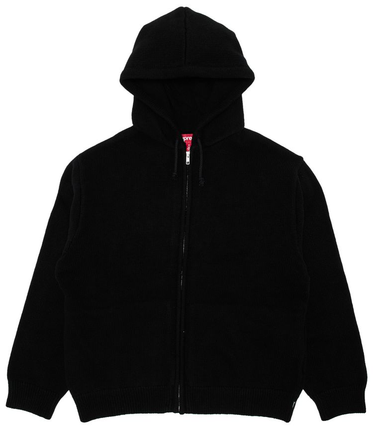Buy Supreme Last Supper Embroidered Zip Up Hooded Sweater 'Black ...