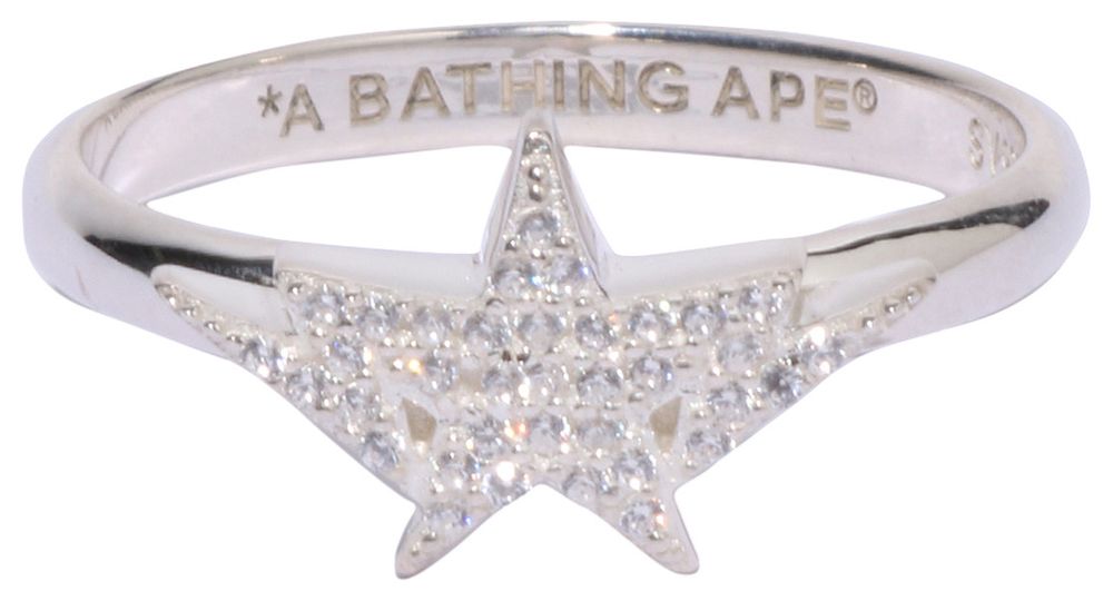 Buy BAPE Twinsta Ring 'Silver' - 1L30 182 069 SILVER | GOAT