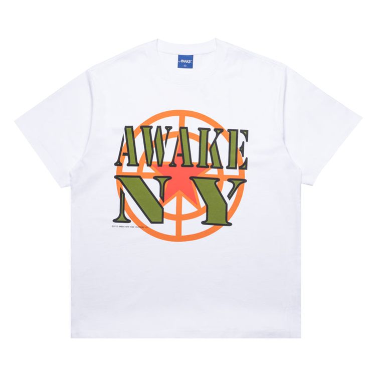 Buy Awake NY Crosshair Short-Sleeve Tee 'White' - AWK SP25 TS002 WHIT ...