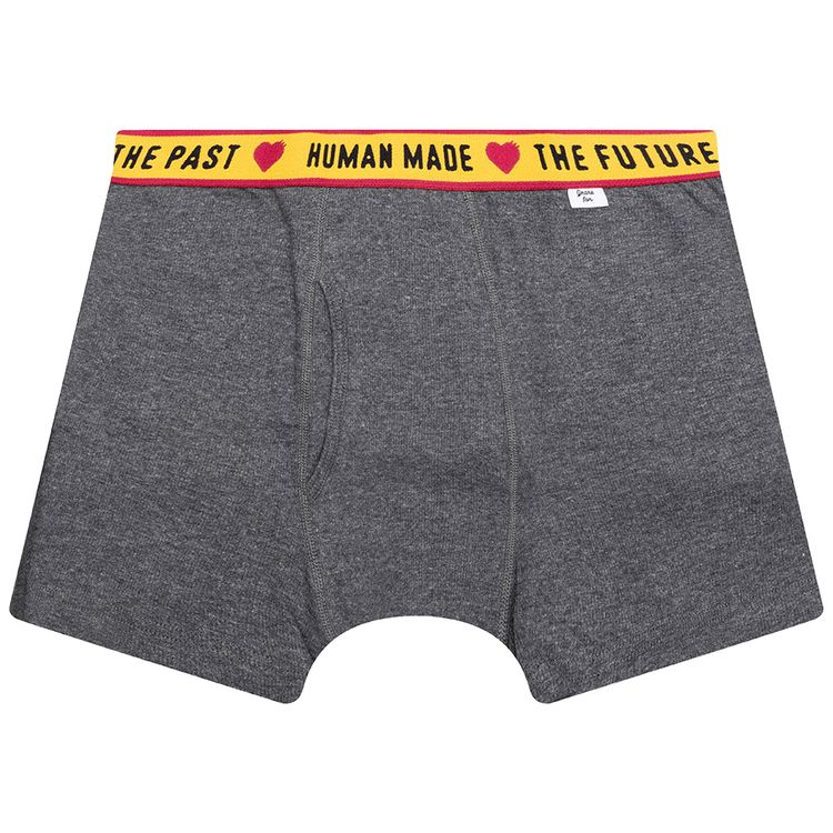 Buy Human Made Boxer Brief 'Charcoal' - HM29GD089 CHAR | GOAT