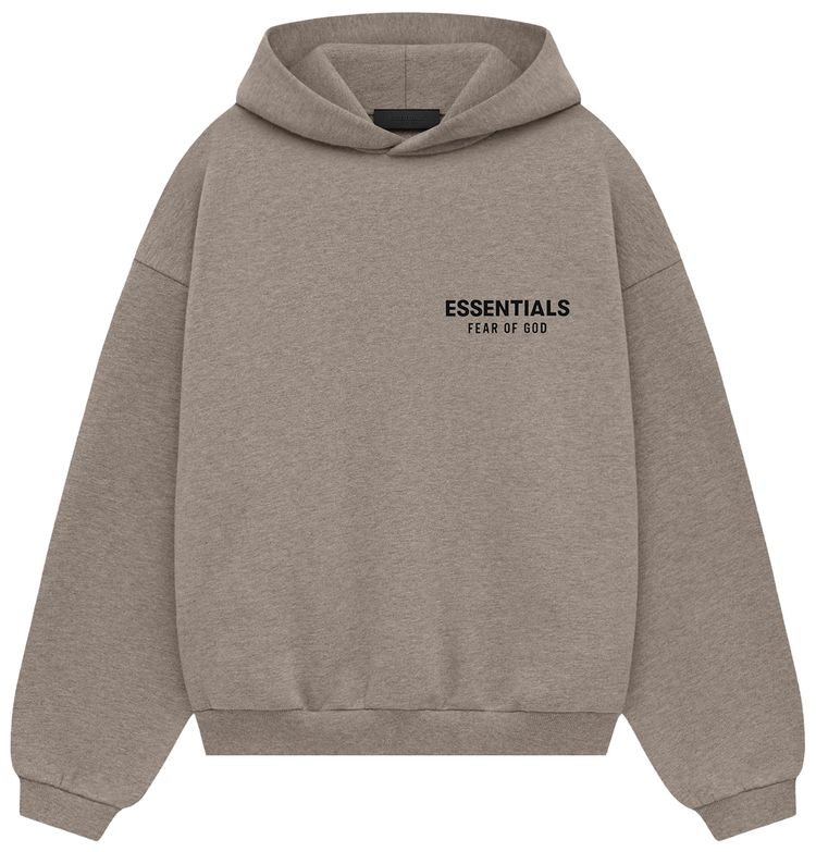 Buy Fear of God Essentials Kids Fleece Hoodie 'Heather Grey ...