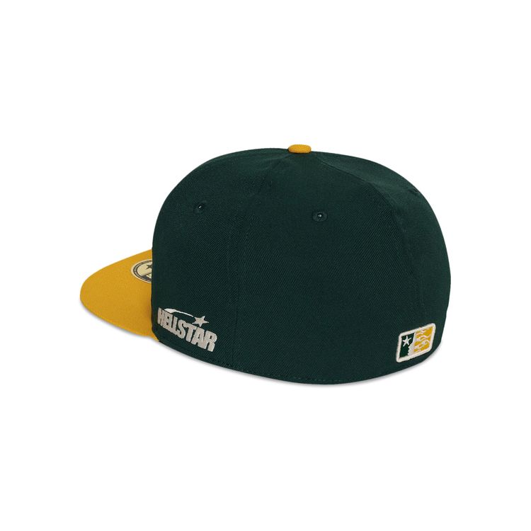 Buy Hellstar Baseball Hat Fitted Custom Hellstar Airbrush 'Green' - HSCS001 GRN | GOAT