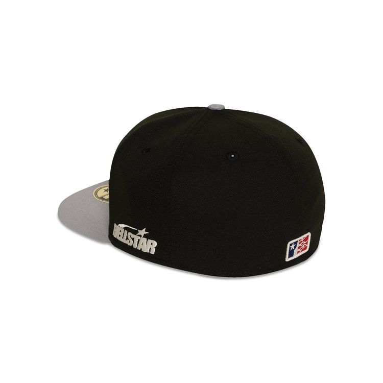 Buy Hellstar Baseball Hat Fitted Custom Hellstar Airbrush 'Black ...