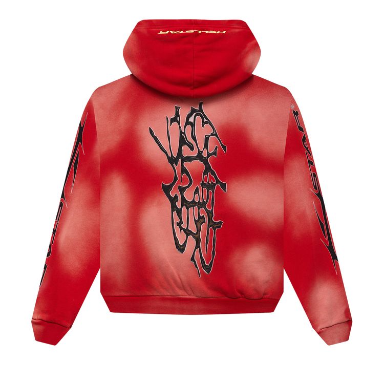 Buy Hellstar Racer Hoodie 'Red' - HSSPHOO01 RED | GOAT