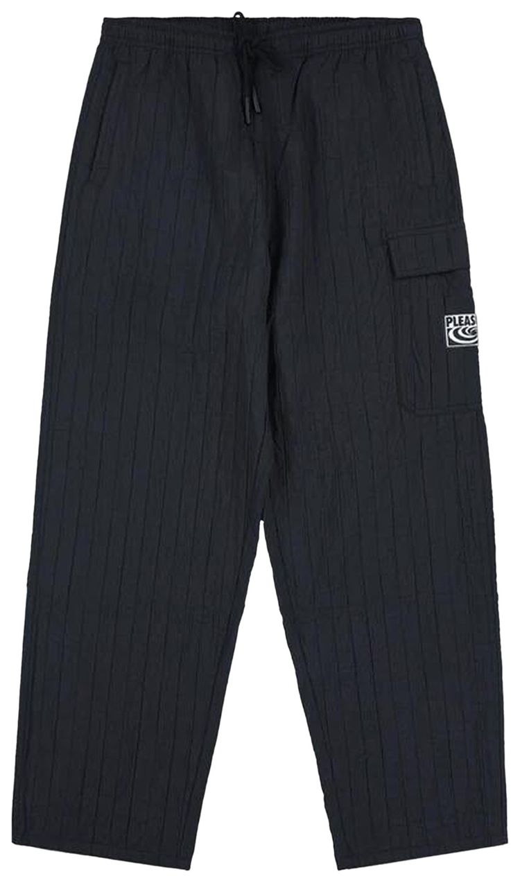Buy Pleasures Rescue Pleated Cargo Pants 'Black' - P25SP037 BLAC | GOAT