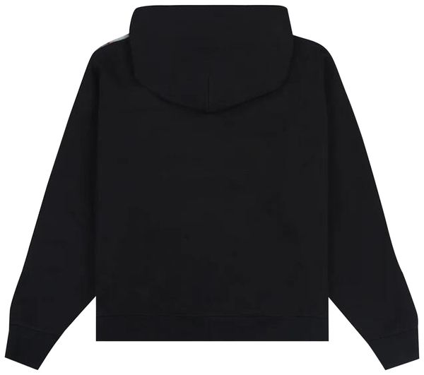 Buy Pleasures Split Zip Hoodie 'Black' - P25SP016 BLAC | GOAT