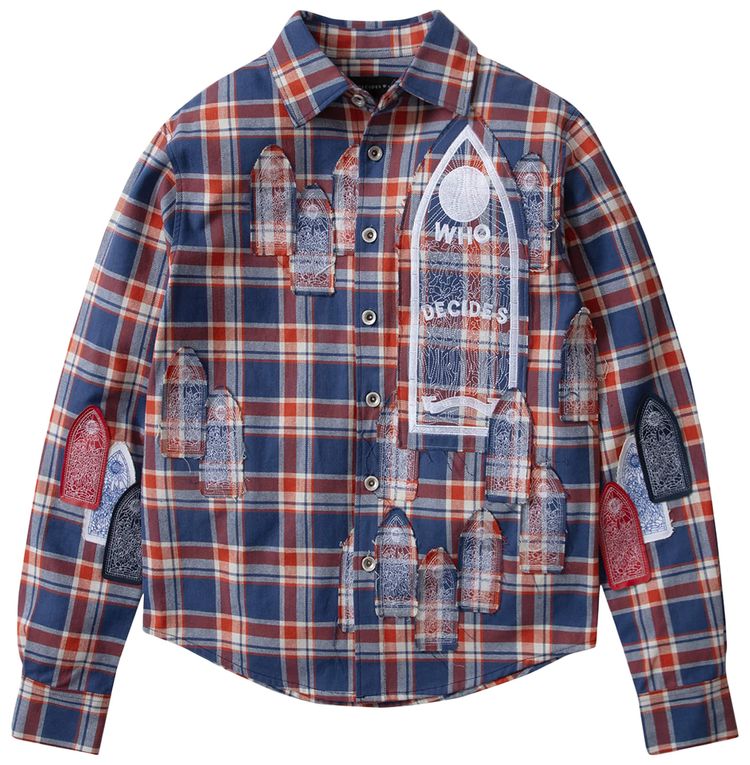 Buy Who Decides War Glory Flannel Shirt 'Muticolor' - 1110240030SS25 ...