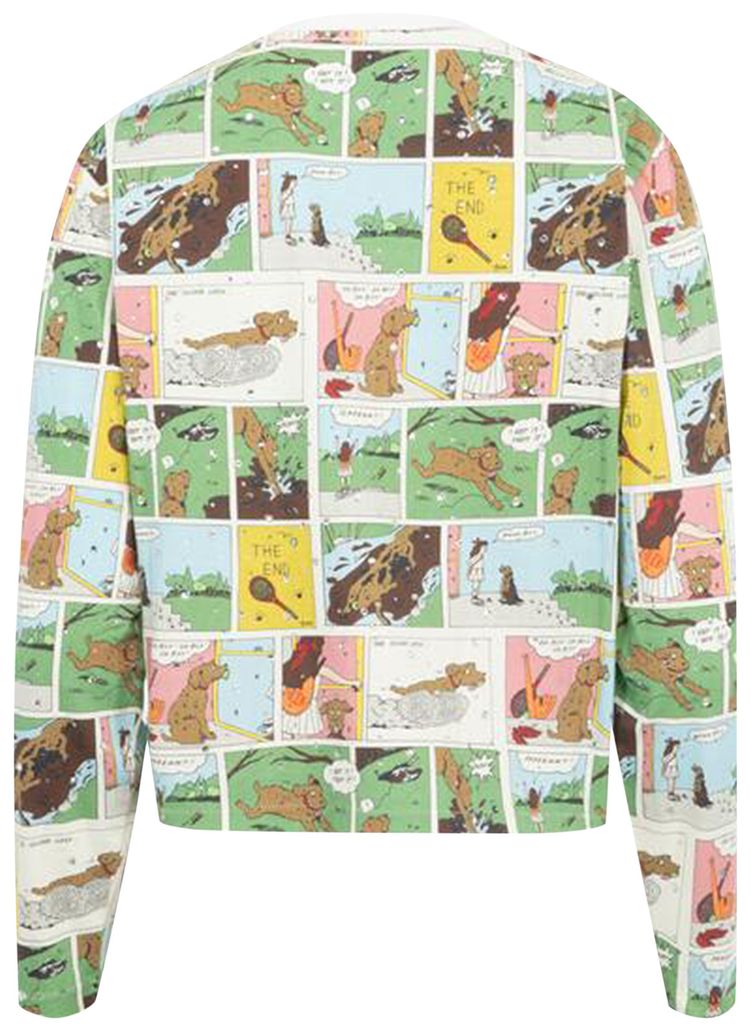 Buy Bode Comic Strip Long-Sleeve Tee 'Multicolor' - WRS25CS027 | GOAT