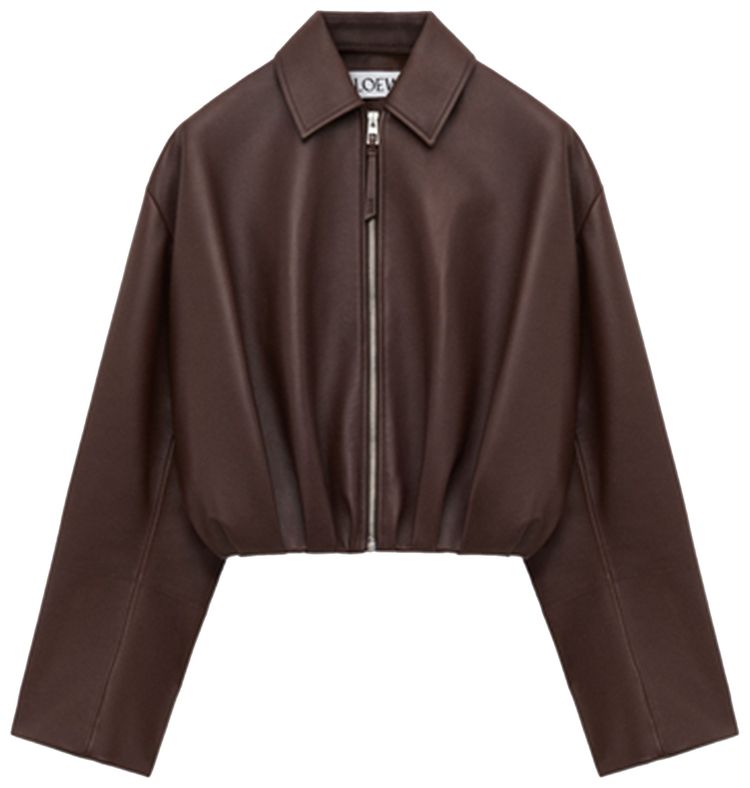 Buy Loewe Draped Jacket 'Chocolate Brown' - S540Y34L30 3270 | GOAT
