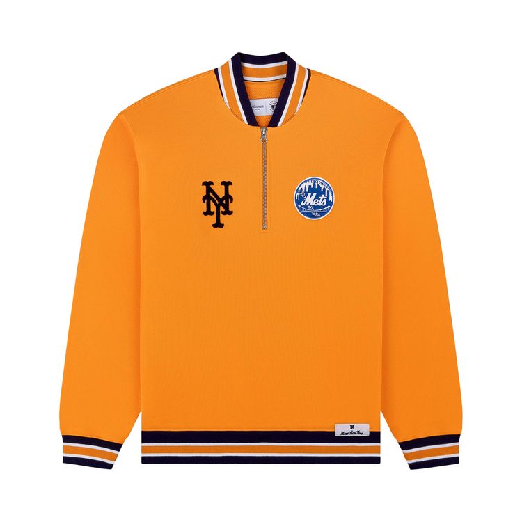 Buy Aimé Leon Dore x New York Mets Quarter Zip Pullover 'Oriole ...