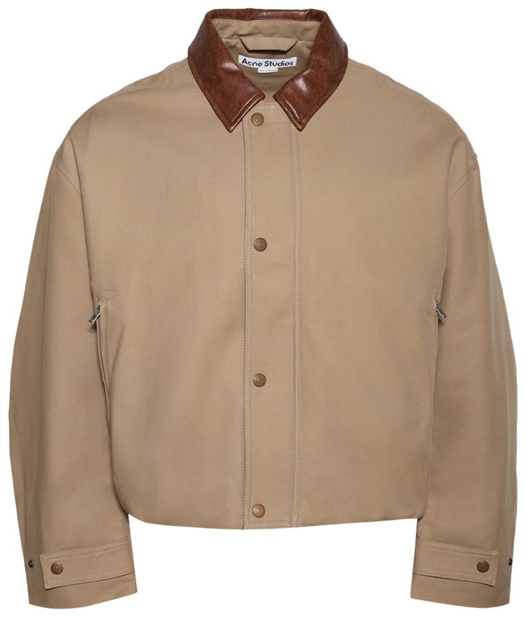 Buy Acne Studios Twill Jacket 'Khaki Beige' - B90806 GOAT KHAK | GOAT