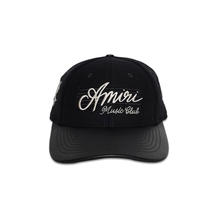 Buy Amiri Hollywood Music Club Cap 'Black' - AMHACP1044 BLAC | GOAT