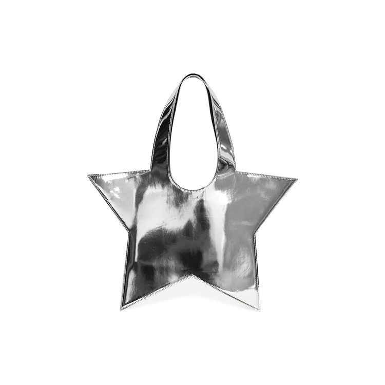 Buy Coperni Mirrored Mini Star Tote Bag 'Silver' - COPBA87F6005 SILV | GOAT
