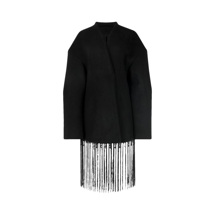 Buy Entire Studios Fringed Mini Cloak 'Opal' - ESW S25 1005 OP | GOAT