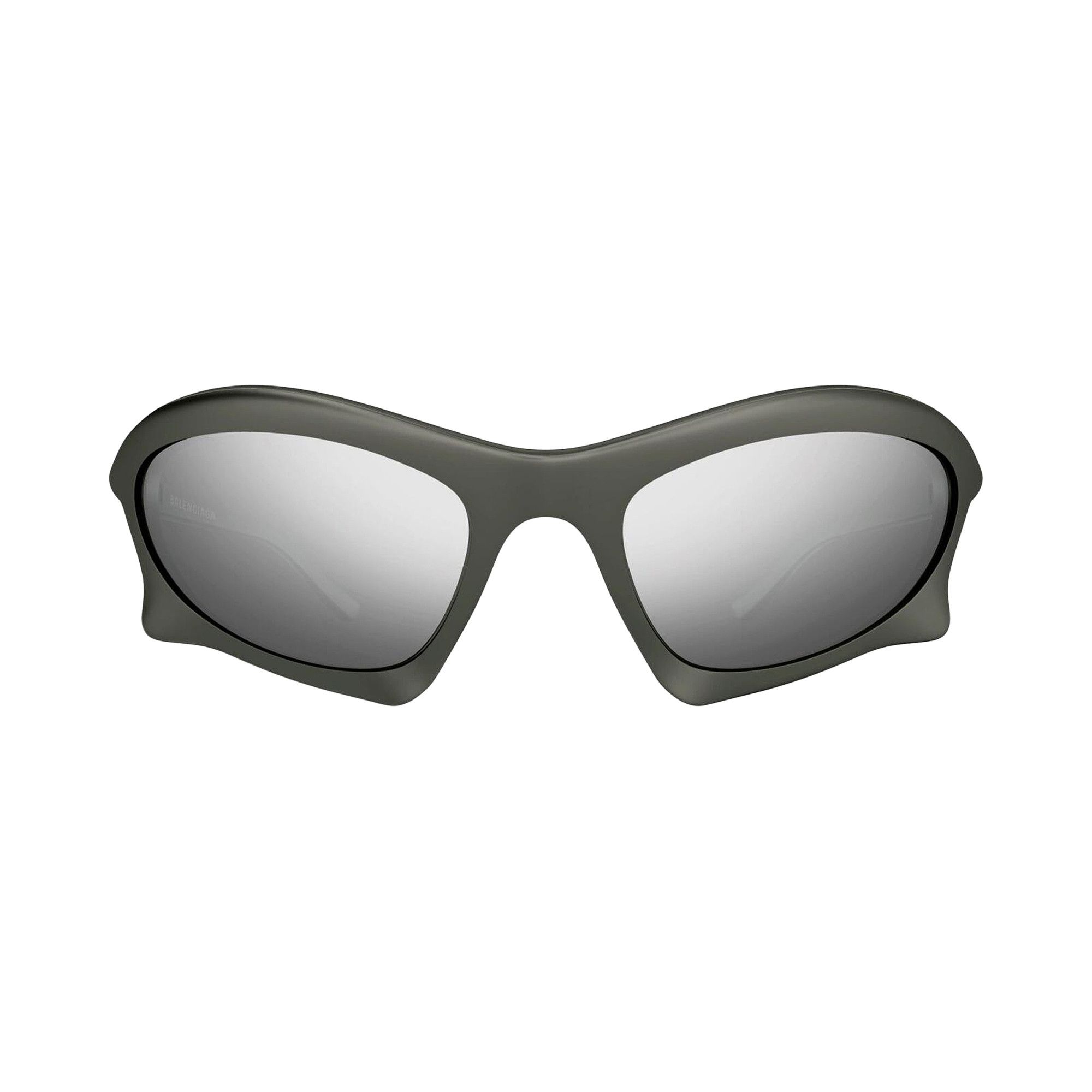 Buy Balenciaga Bat Rectangle Sunglasses 'Gunmetal/Silver Buy Balenciaga Bat Rectangle Sunglasses 'Gunmetal/Silver