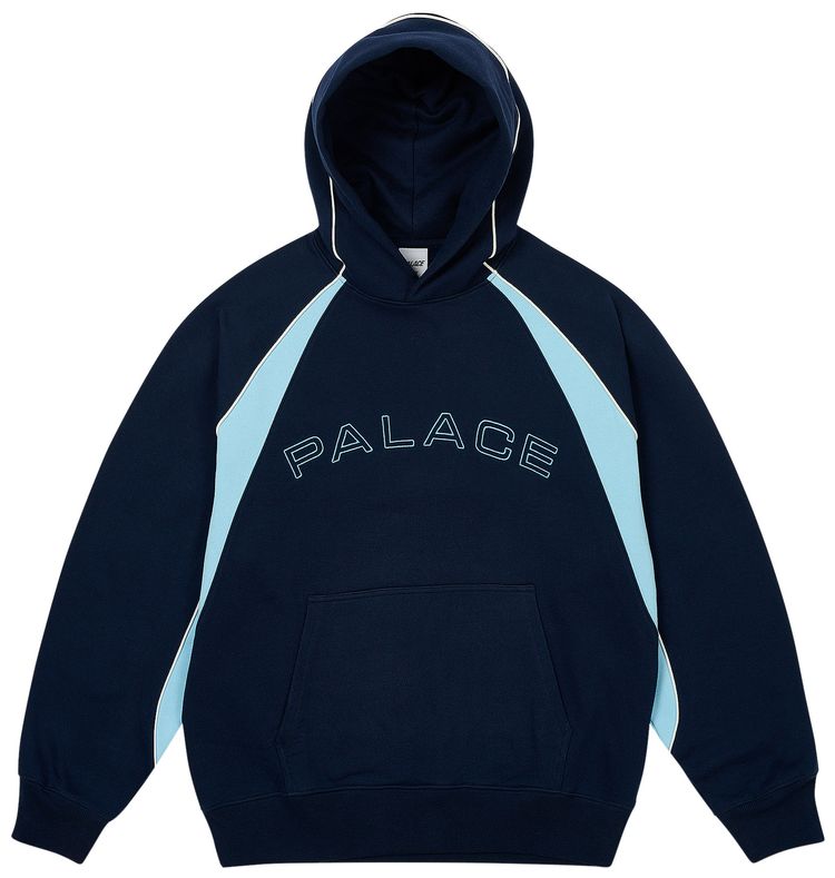 Buy Palace Piped Panel Hood 'Ocean Blue' - P28CS021 | GOAT