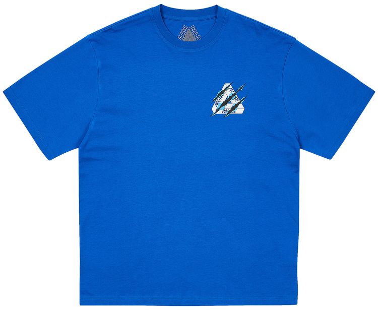 Buy Palace Ripped Tri T-Shirt 'Blue Berry' - P28TS022 | GOAT