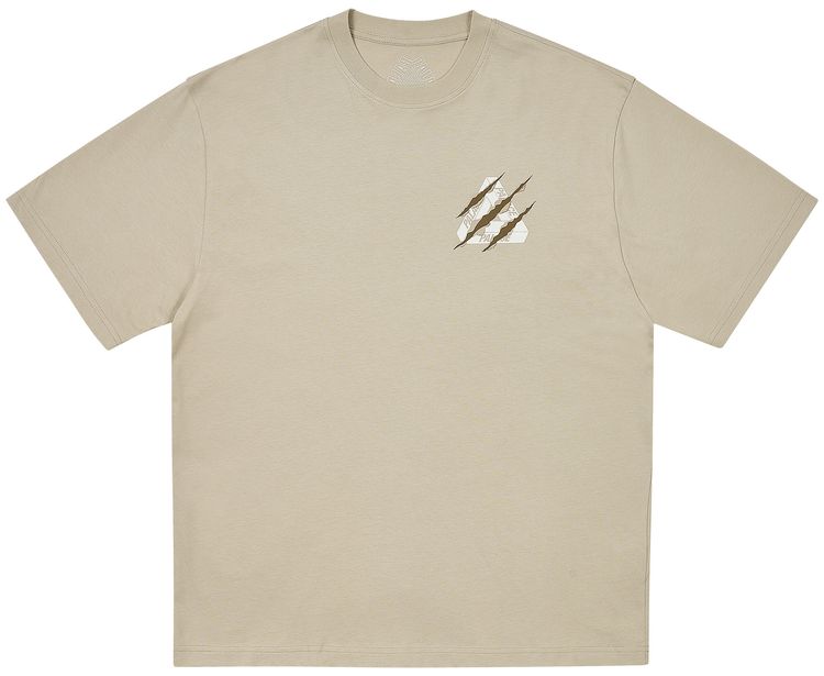 Buy Palace Ripped Tri T-Shirt 'Stoney Grey' - P28TS024 | GOAT