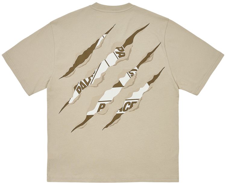 Buy Palace Ripped Tri T-Shirt 'Stoney Grey' - P28TS024 | GOAT