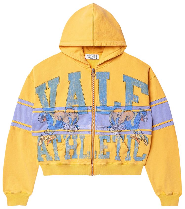 Buy Vale Forever Bighorn Zip Up Hoodie 'Yellow' - VALE AU 007 YL | GOAT