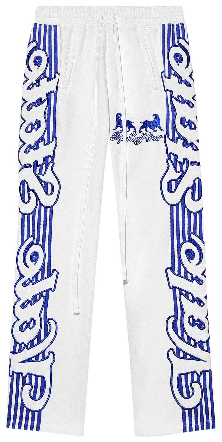 Buy Vale Forever Insignia Sweats 'White/Blue' - VALE DC 014 WT | GOAT