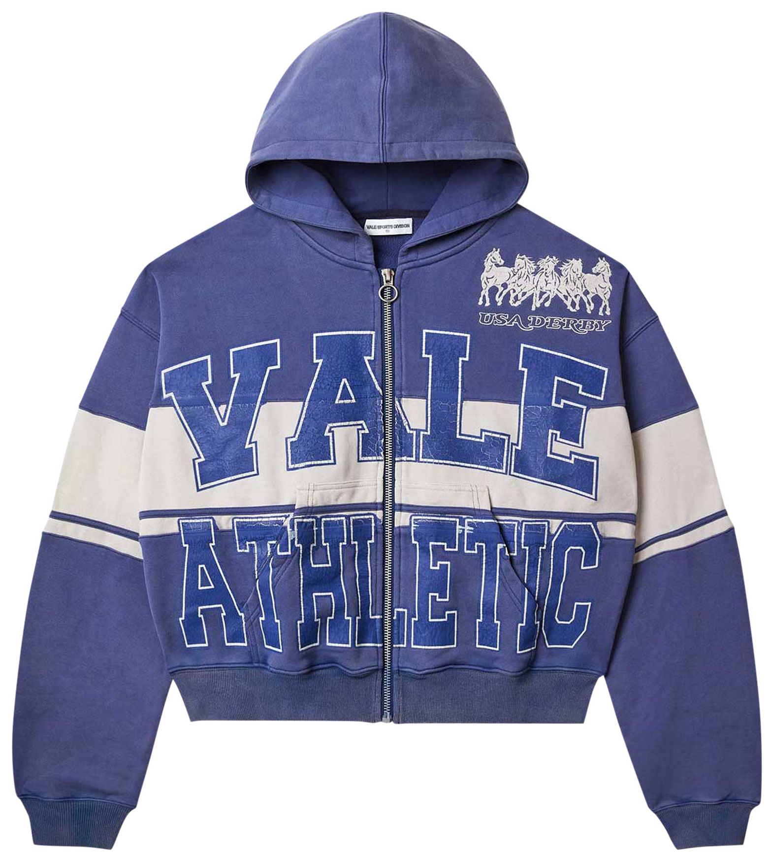 Buy Vale Forever Athletic Zip Up Hoodie 'Blue' - 11451 10004VFAZUH BLUE ...
