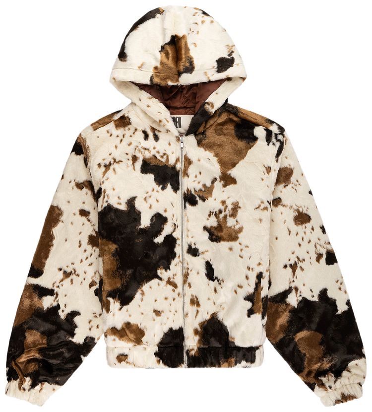 Buy Sp5der Faux Fur Jacket 'Cow Print' - 02406 1SS2506SFFJCP COW | GOAT SA