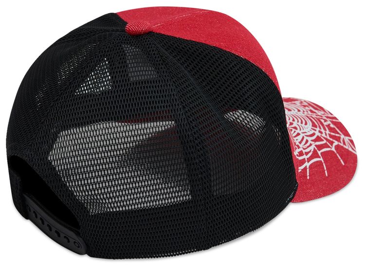 Buy Sp5der Denim Og Web V2 Trucker 'Red' - 02406 1SS2507SDOWVT RED | GOAT