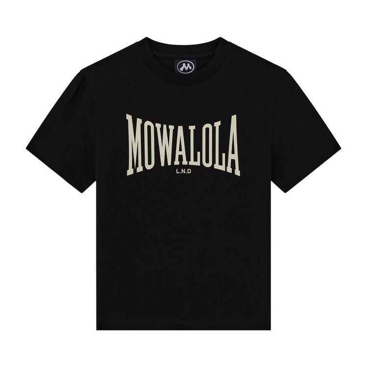 Buy Mowalola Sweat Tee 'Black' - MOSS24TT02012372 BLAC | GOAT