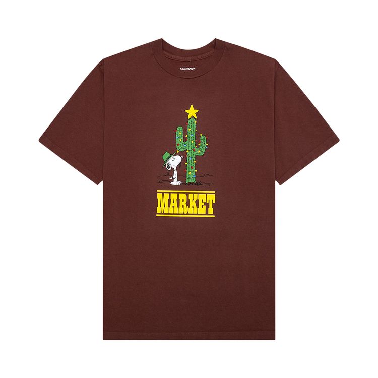 Buy Market Peanuts Desert Start T-Shirt 'Washed Brown' - 399002081 WASH ...