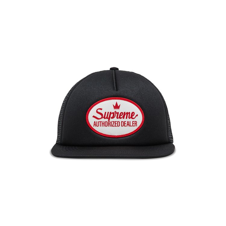 Buy Supreme Authorized Mesh Back 5-Panel 'Black' - SS25H125 BLACK | GOAT