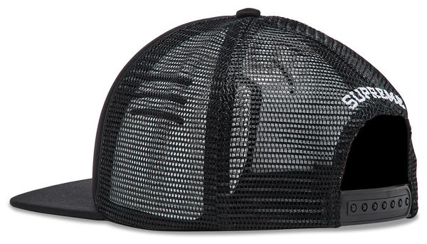 Buy Supreme Authorized Mesh Back 5-Panel 'Black' - SS25H125 BLACK | GOAT