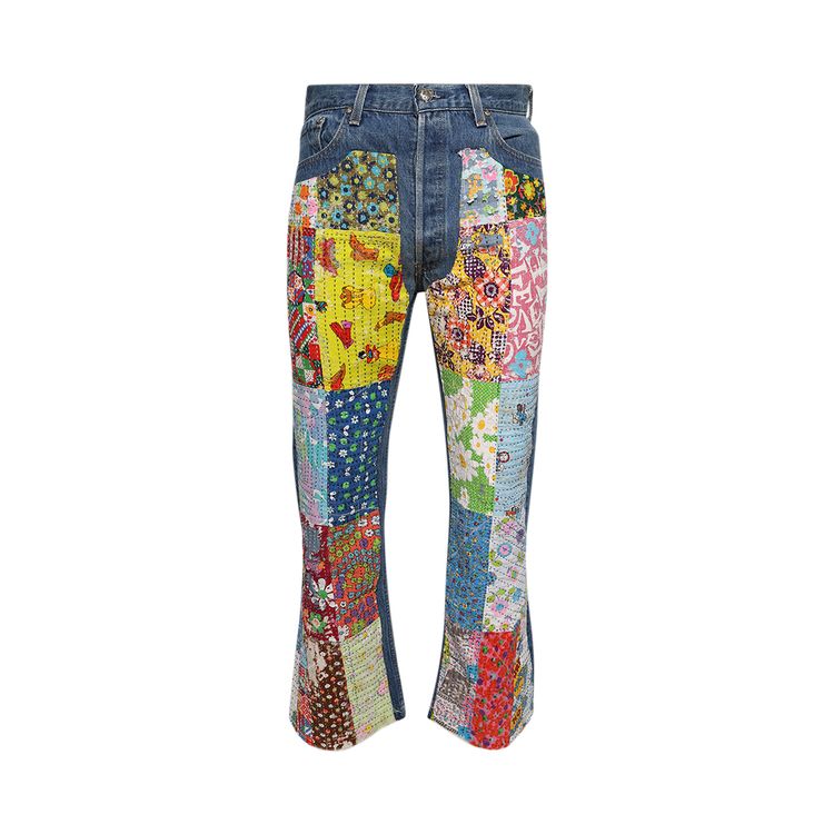 Buy READYMADE Patchwork Jeans 'Blue' - RE CO BL 00 00 269 | GOAT