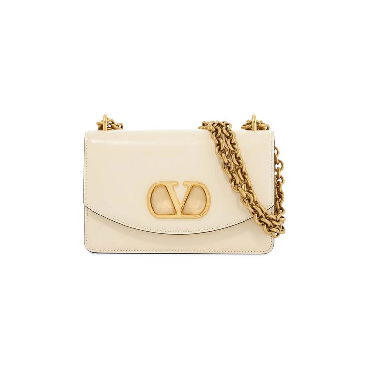 Buy Valentino Small Shoulder Bag 'Butter/White' - 6W2B0R17GCB REN | GOAT