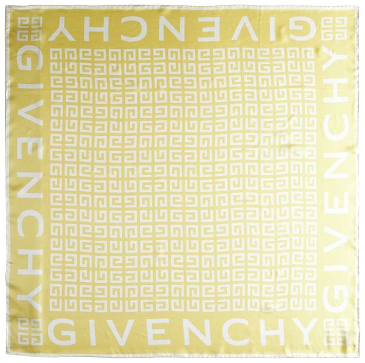 Buy Givenchy 4G Logo Silk Scarf 'Banana/White' - GW9090SR50828 | GOAT