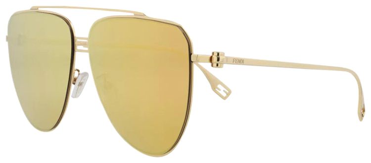 Buy Fendi Aviator Sunglasses 'Gold' - FE40122U 30L | GOAT