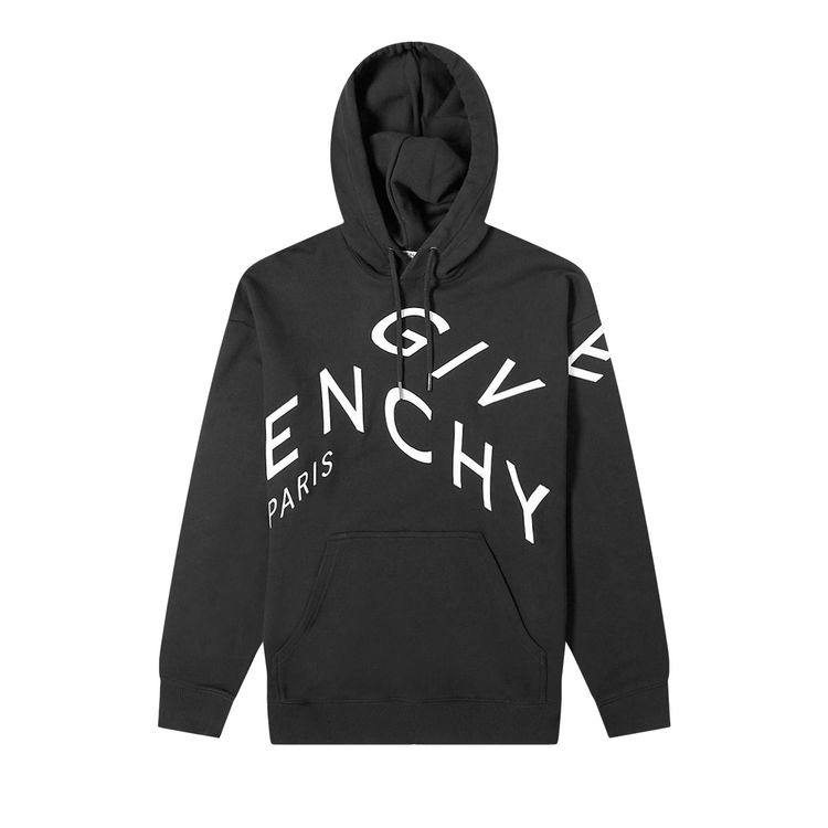 Buy Givenchy Refracted Embroidered Sweatshirt 'Black/White' - BMJ07G30AF 004 | GOAT