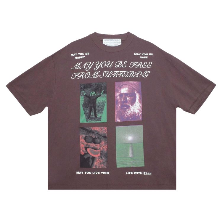 Buy Jungles Free From Suffering Tee 'Brown' - SS FFS BROW | GOAT