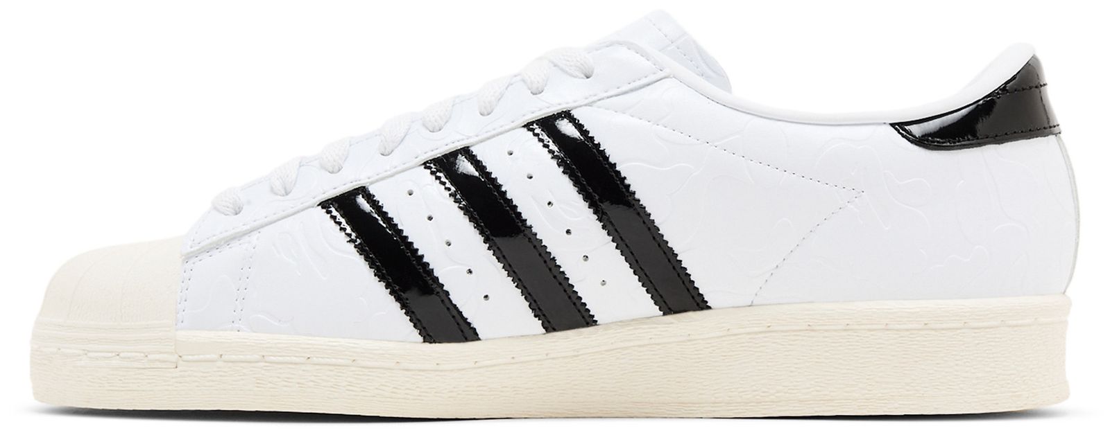 Buy BAPE x adidas Superstar Vintage 'White Black' - JR2701 | GOAT