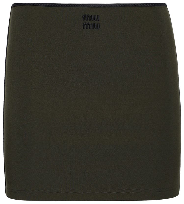 Buy Miu Miu Mini Skirt 'Militare' - MG2398 16T3 F0161 | GOAT