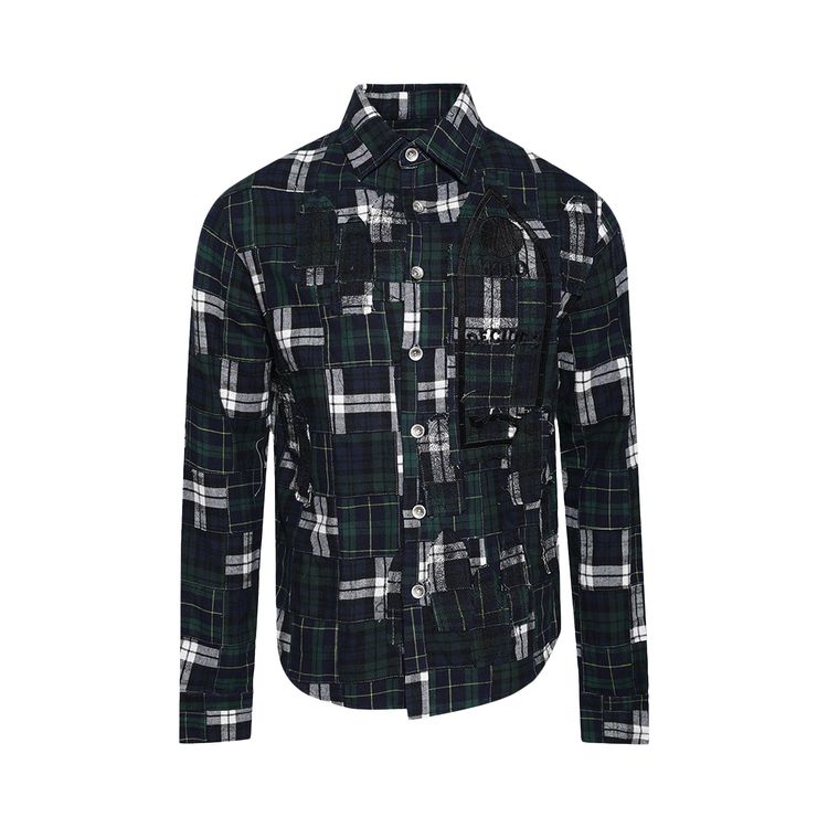 Buy Who Decides War Patched Arch Flannel 'Multicolor' - 1110450030SS25 ...