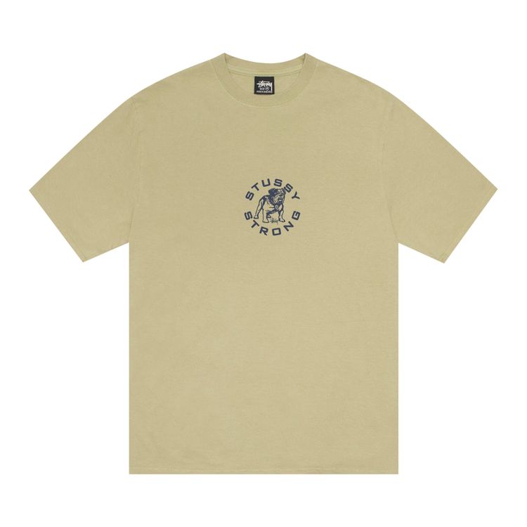 Buy Stussy Strong Mac Tee Pigment Dyed 'Elm' - 1905086 ELM | GOAT