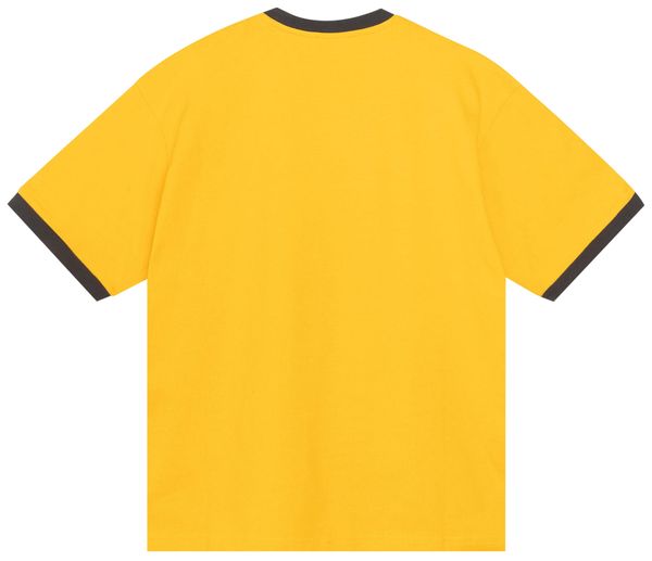 Buy Stussy Sport Ringer Tee 'Gold' - 1140365 GOLD | GOAT