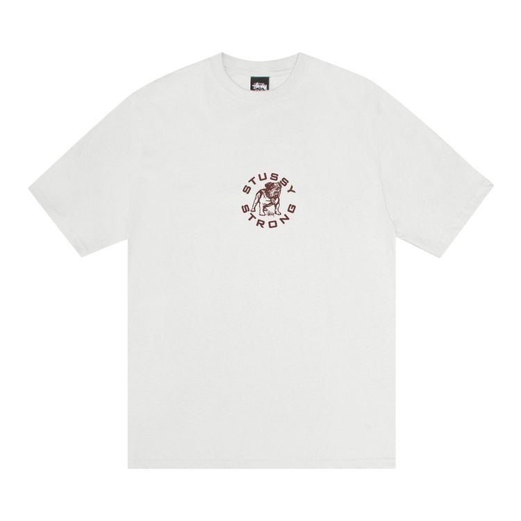 Buy Stussy Strong Mac Tee Pigment Dyed 'Natural' - 1905086 NATU | GOAT UK