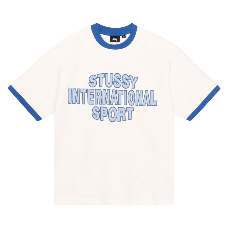 Buy Stussy Sport Ringer Tee 'Off White' - 1140365 OFF | GOAT