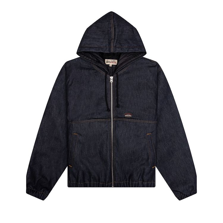 Buy Stussy Insulated Work Jacket Denim 'Raw Indigo' - 115835 RAW | GOAT